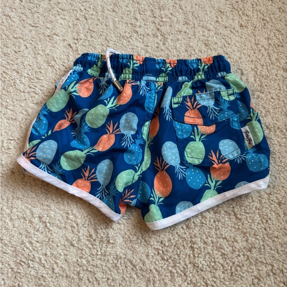 Binky Bro | Swim | Colorful Pineapple Kids Swim Trunks | Poshmark